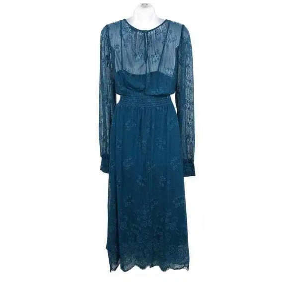 Spirit Of Grace | Dresses | Spirit Of Grace Smocked Floral Lace Dress S ...
